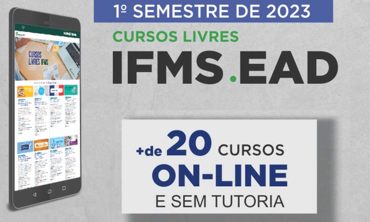 IFMS inicia oferta de cursos livres gratuitos para 2023 - Capital do ...