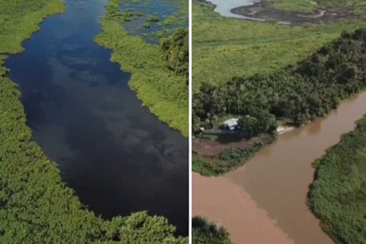 Novas imagens mostram a "agonia" do Rio Miranda com seca histórica ...